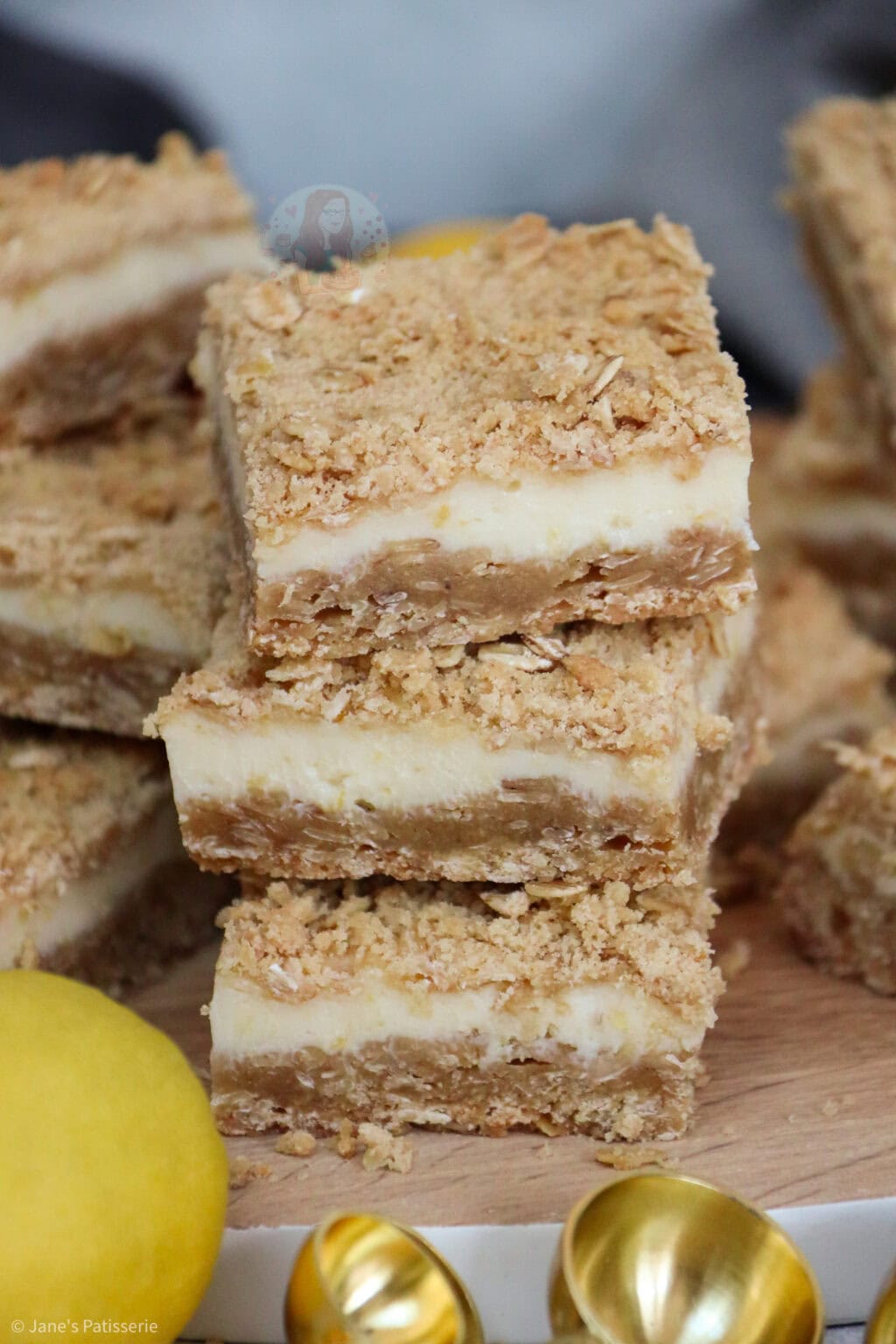 Lemon Crumble Bars! - Jane's Patisserie