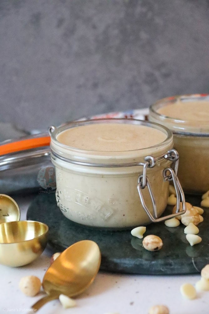 Homemade White Chocolate Hazelnut Spread - Jane's Patisserie