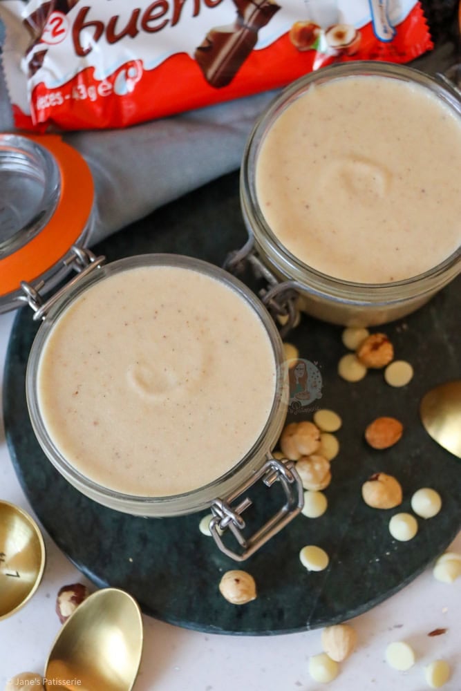 Homemade White Chocolate Hazelnut Spread - Jane's Patisserie