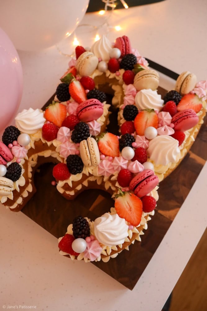 My 32nd Birthday Cake - A Number Cake! - Jane's Patisserie