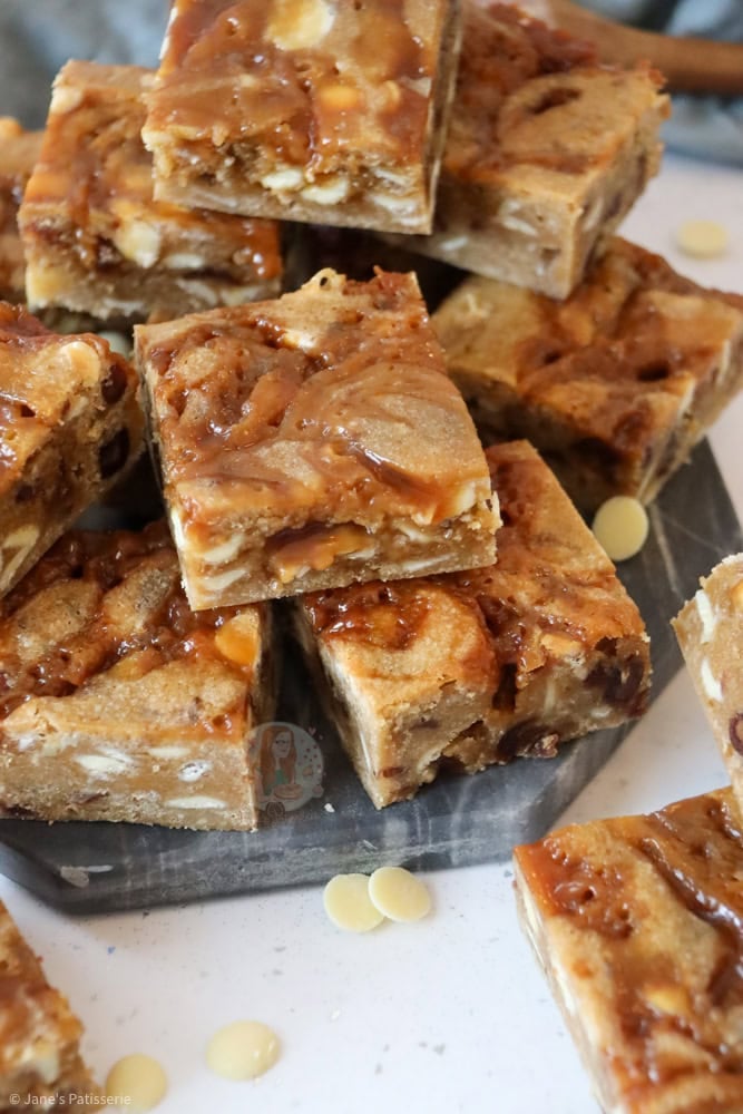 Sticky Toffee Blondies! - Jane's Patisserie