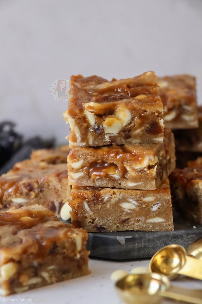 Sticky Toffee Blondies! - Jane's Patisserie
