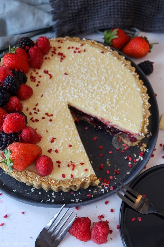 White Chocolate Berry Tart! - Jane's Patisserie