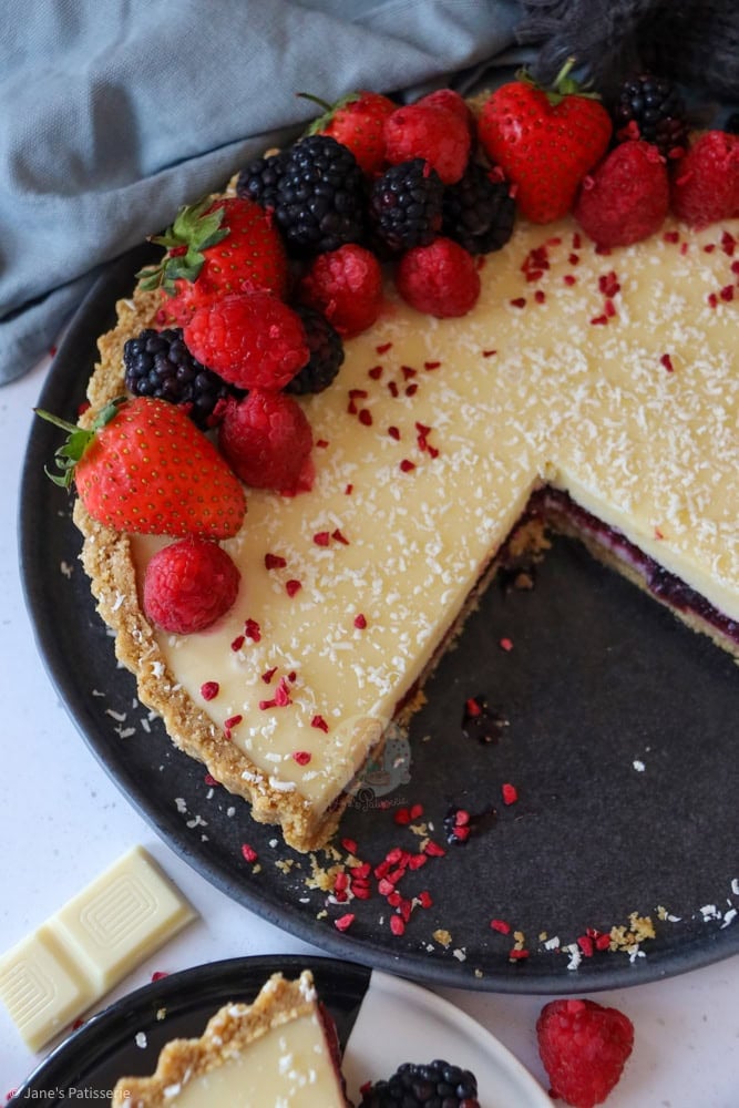 White Chocolate Berry Tart! - Jane's Patisserie