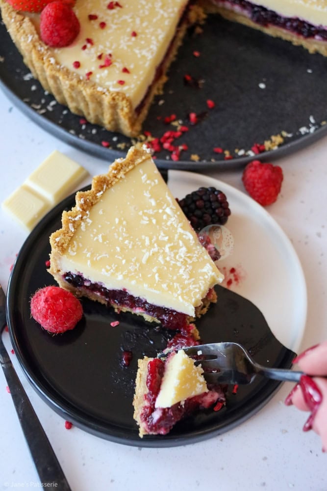 White Chocolate Berry Tart! - Jane's Patisserie