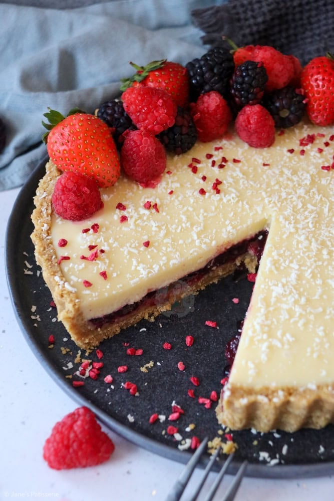 White Chocolate Berry Tart! - Jane's Patisserie
