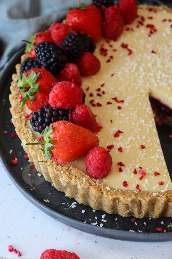 White Chocolate Berry Tart! - Jane's Patisserie
