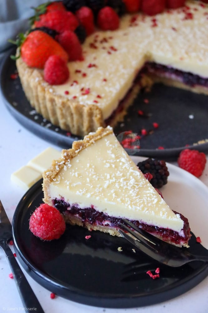 White Chocolate Berry Tart! - Jane's Patisserie