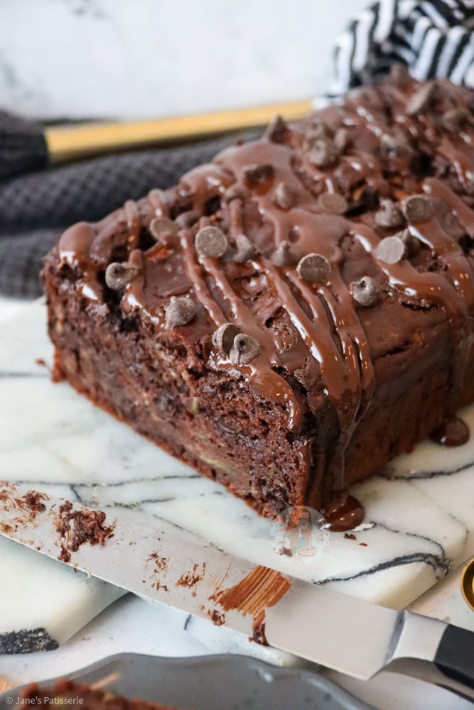 Chocolate Courgette Loaf Cake! - Jane's Patisserie