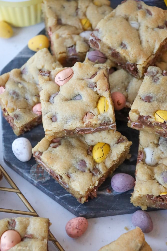 Mini Egg Cookie Bars - Jane's Patisserie