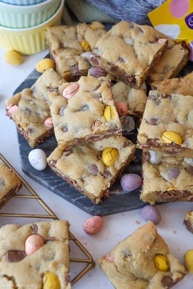 Mini Egg Cookie Bars - Jane's Patisserie