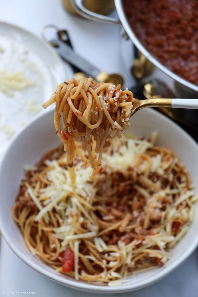 Easy Bolognese Recipe - Jane's Patisserie