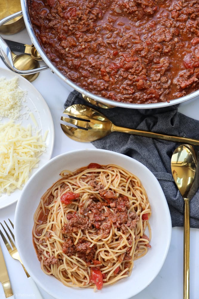 Easy Bolognese Recipe - Jane's Patisserie