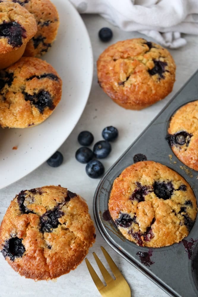 Blueberry Muffins Recipe - Jane's Patisserie