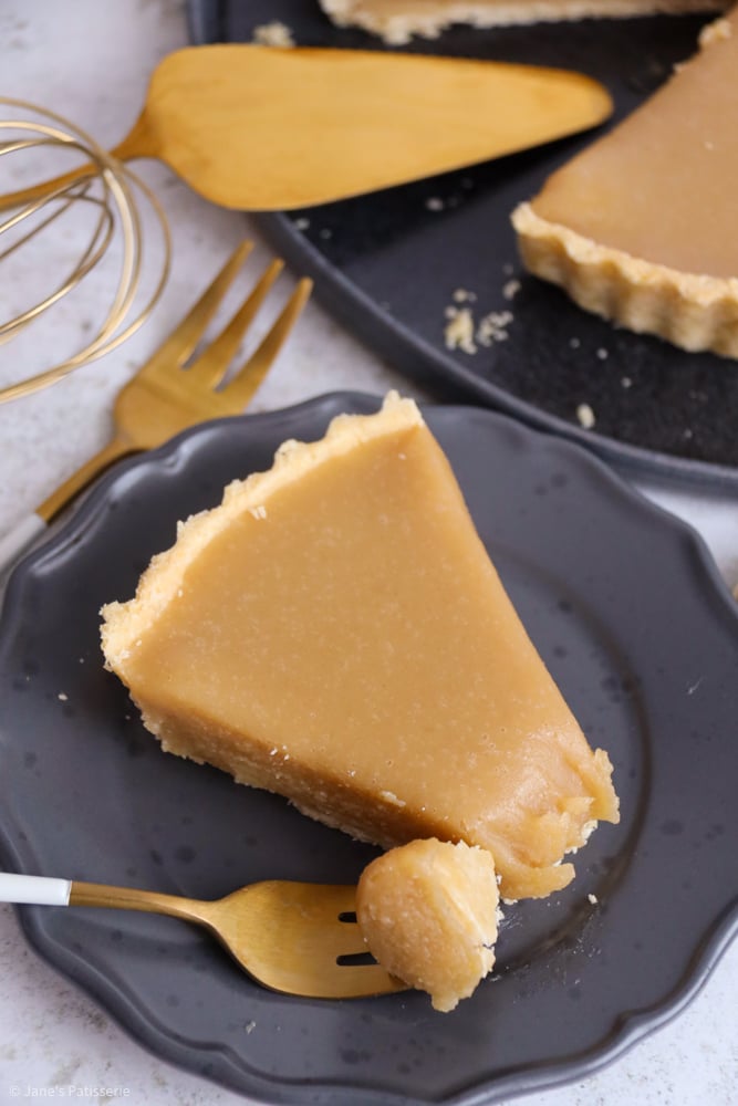 Butterscotch Tart - Jane's Patisserie
