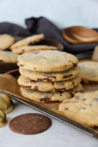 Chocolate Button Shortbread Cookies - Jane's Patisserie