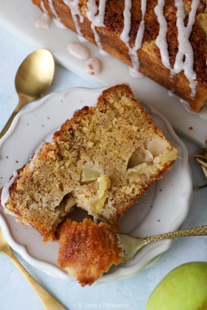 Apple Cinnamon Loaf Cake - Jane's Patisserie