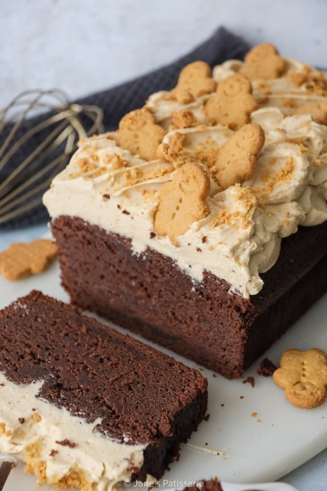 Chocolate Gingerbread Loaf Cake - Jane's Patisserie