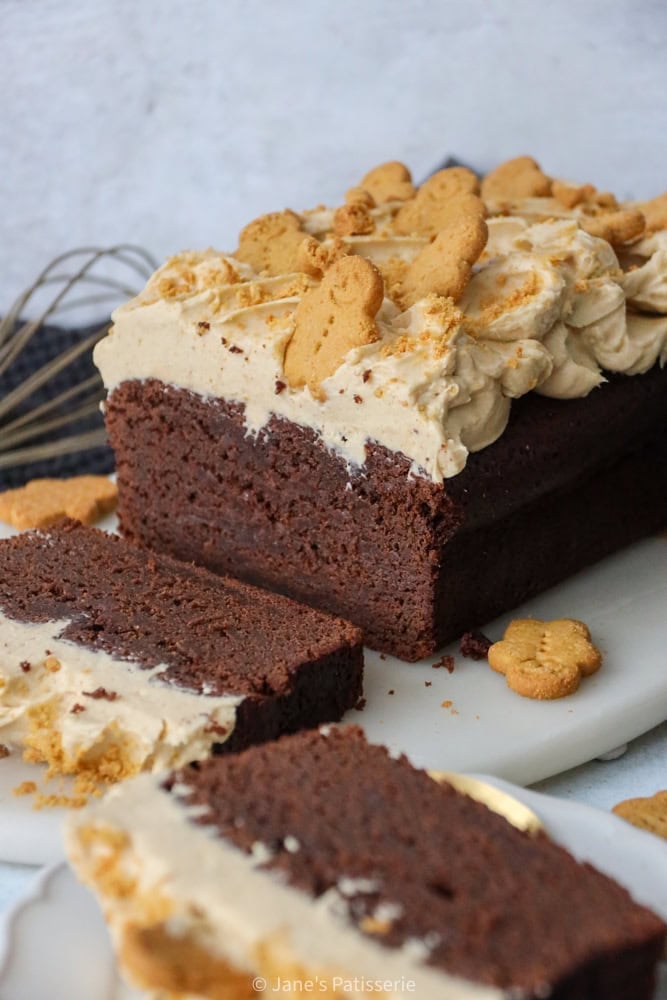 Chocolate Gingerbread Loaf Cake - Jane's Patisserie
