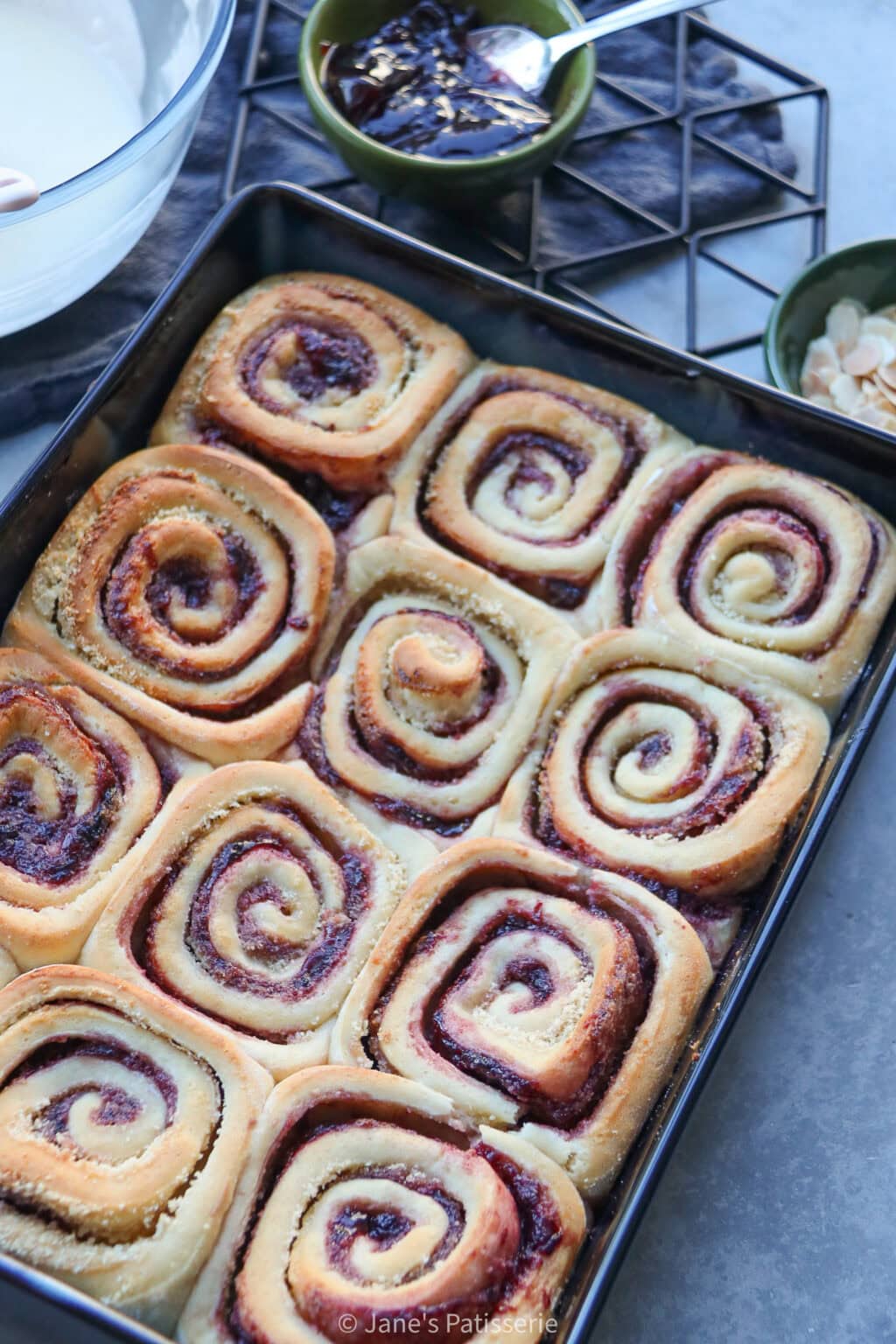Bakewell Rolls! - Jane's Patisserie