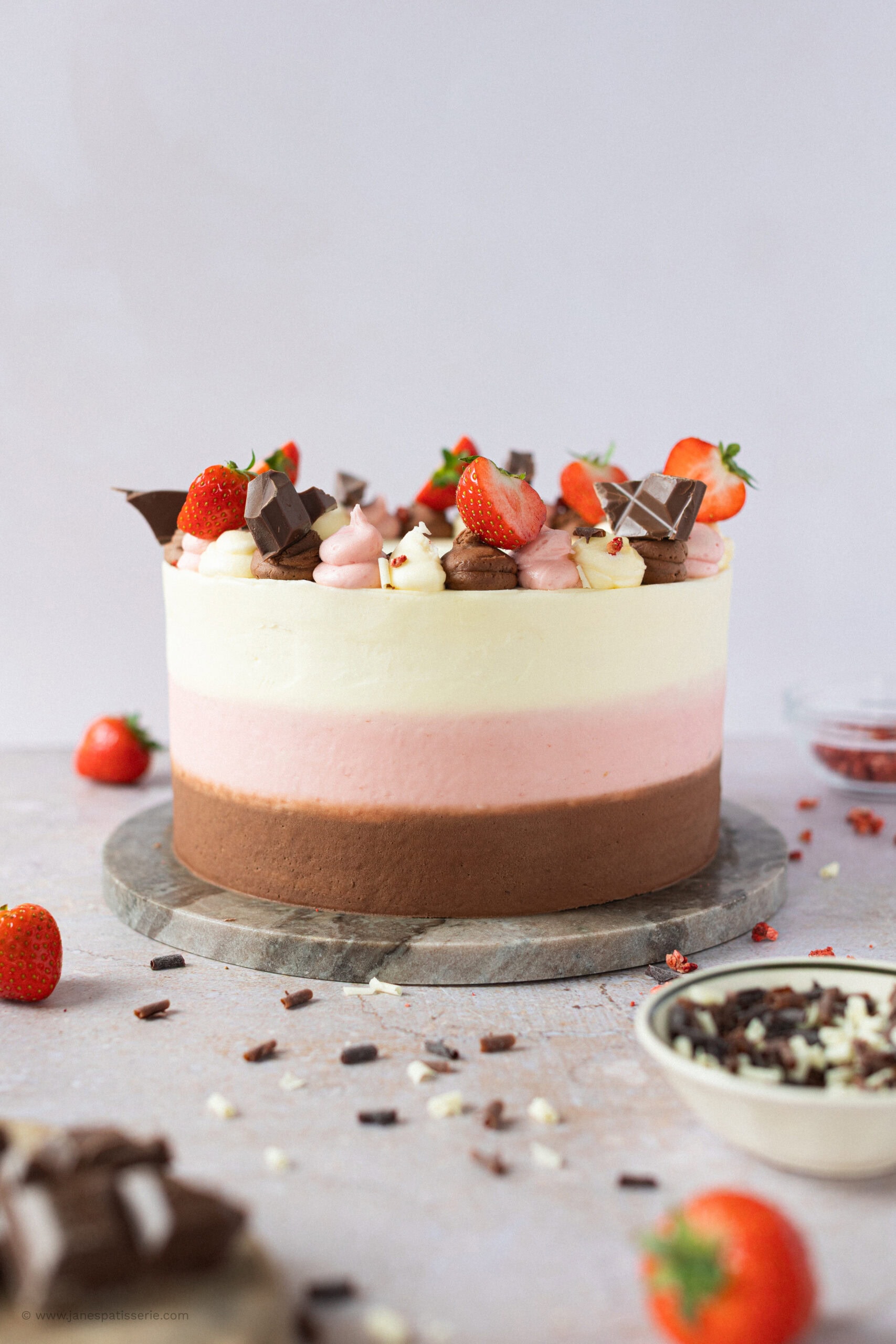 Neapolitan Cake! - Jane's Patisserie