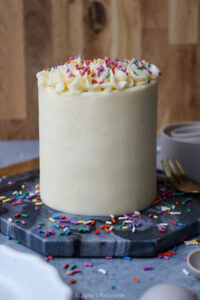 Mini Vanilla Cake (Small Batch Bakes) - Jane's Patisserie