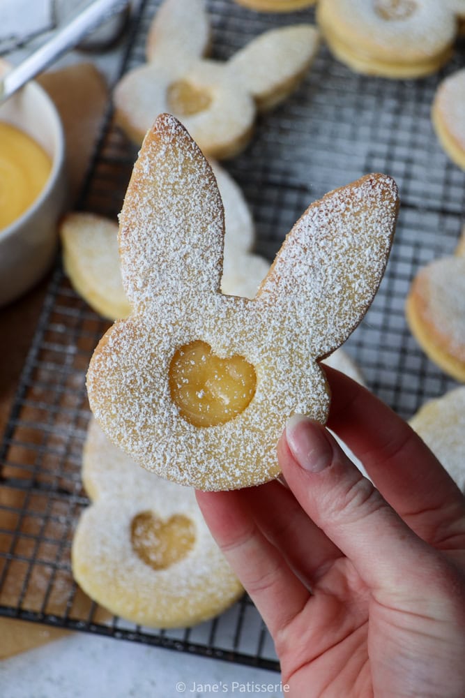 Easter Bunny Sandwich Biscuits - Jane's Patisserie