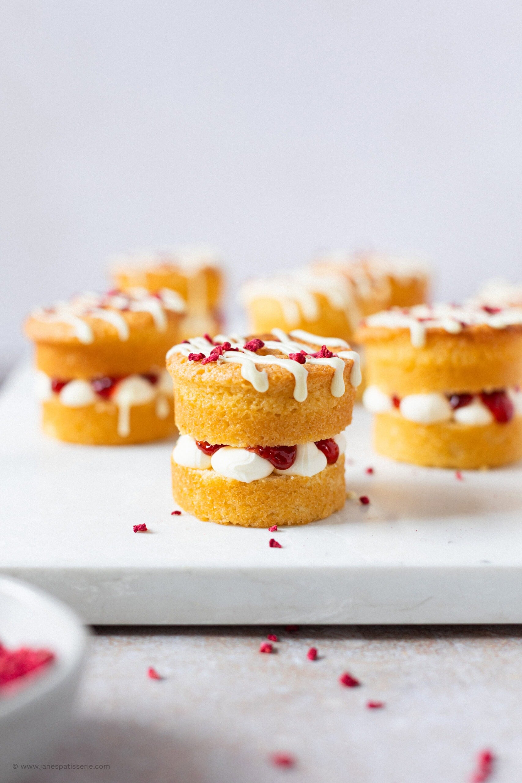 Easy Mini Victoria Sponge Cakes | Jane's Patisserie