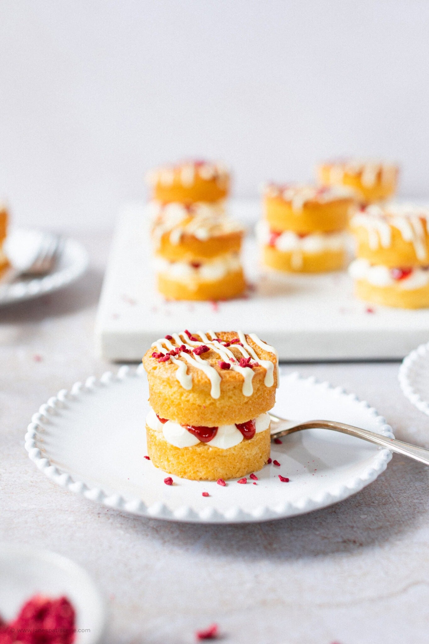 Easy Mini Victoria Sponge Cakes | Jane's Patisserie