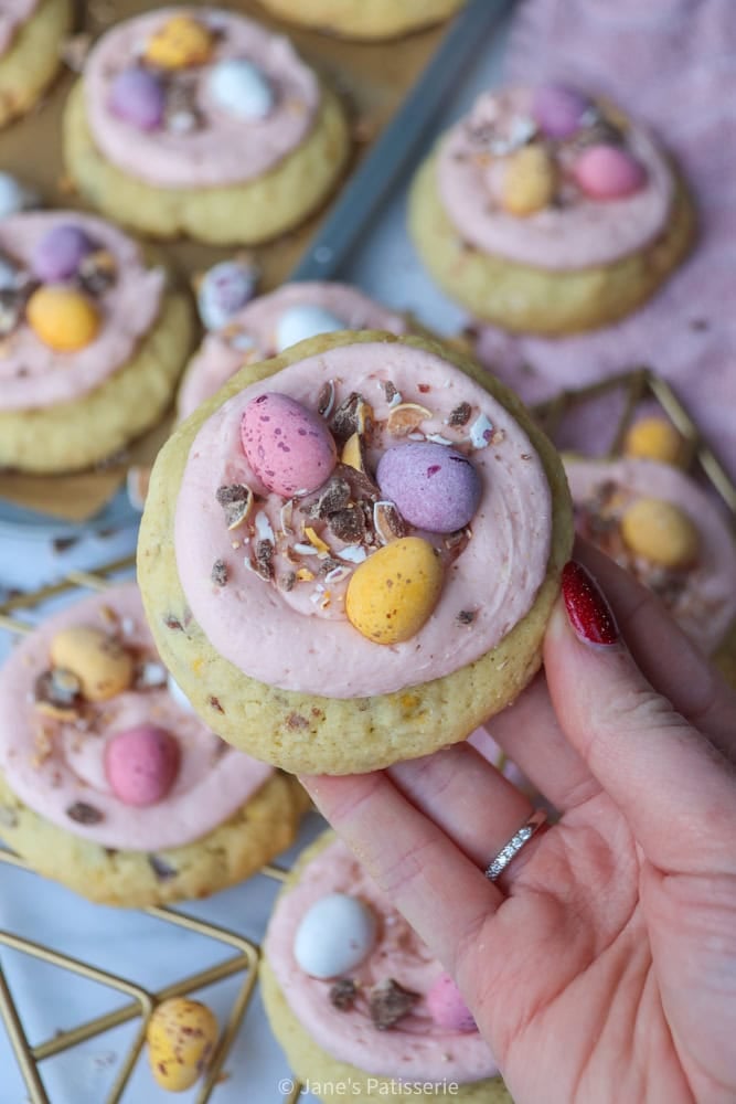 Mini Egg Crumbl Cookies - Jane's Patisserie