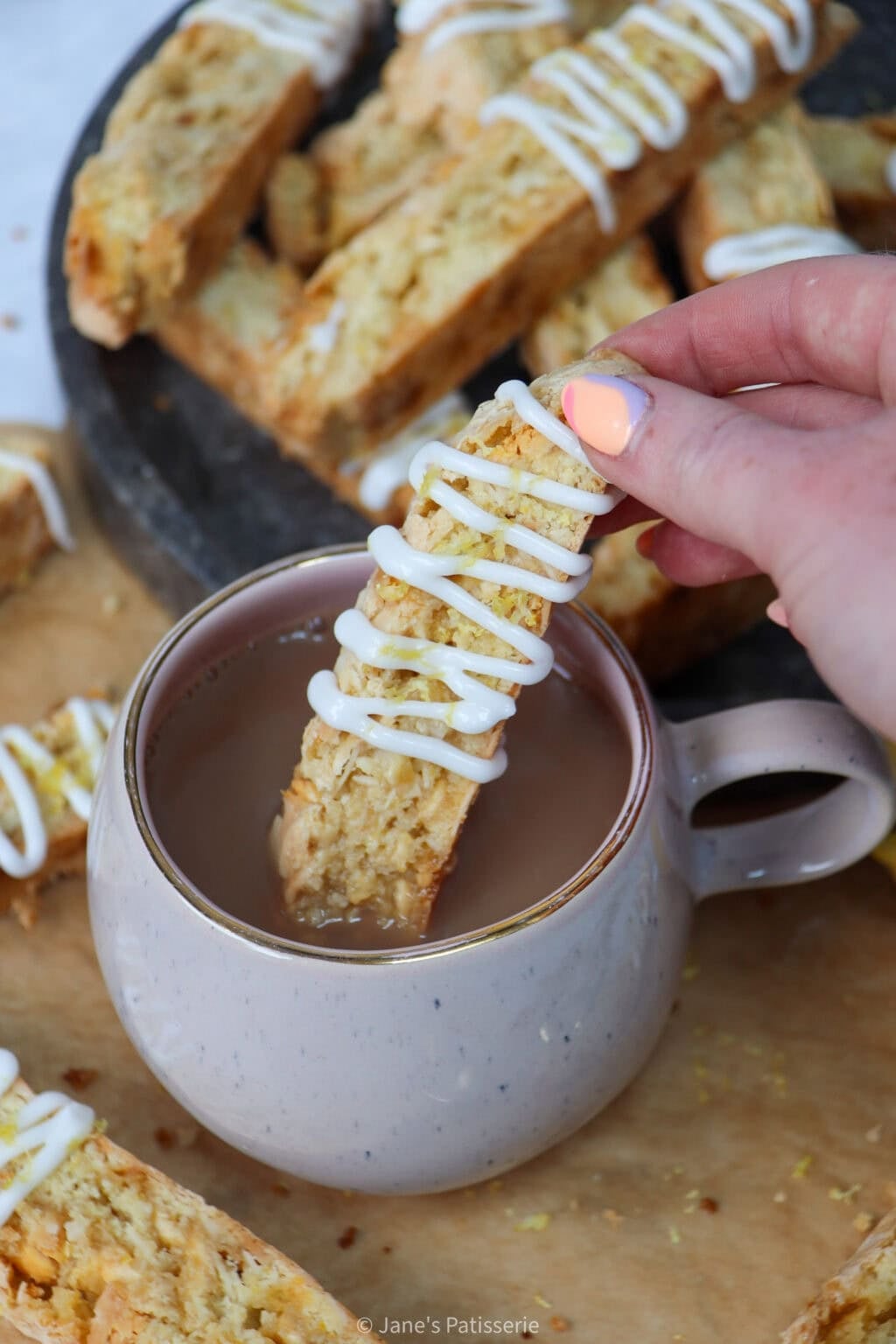 Lemon Biscotti Recipe | Jane's Patisserie