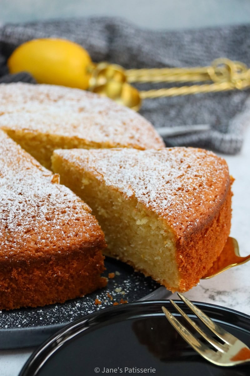 Lemon and Olive Oil Cake Recipe | Jane's Patisserie